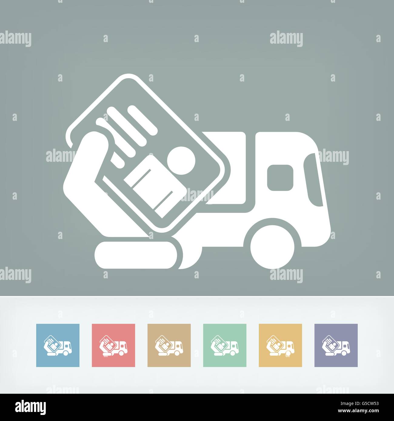 Truck document icon Stock Vector Image & Art - Alamy