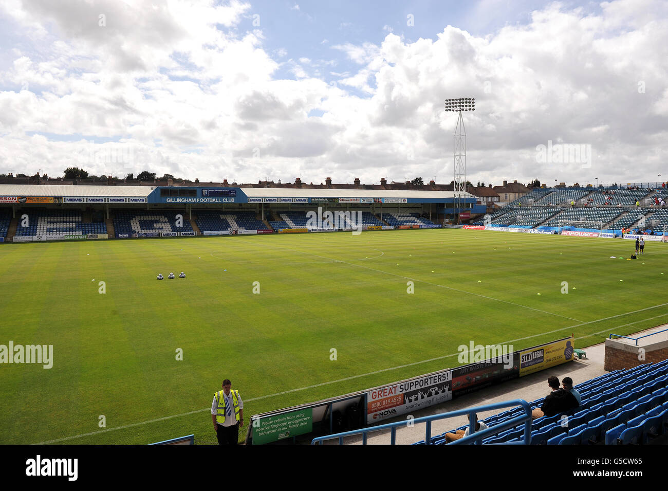 Priestfield stadium view hi-res stock photography and images - Alamy