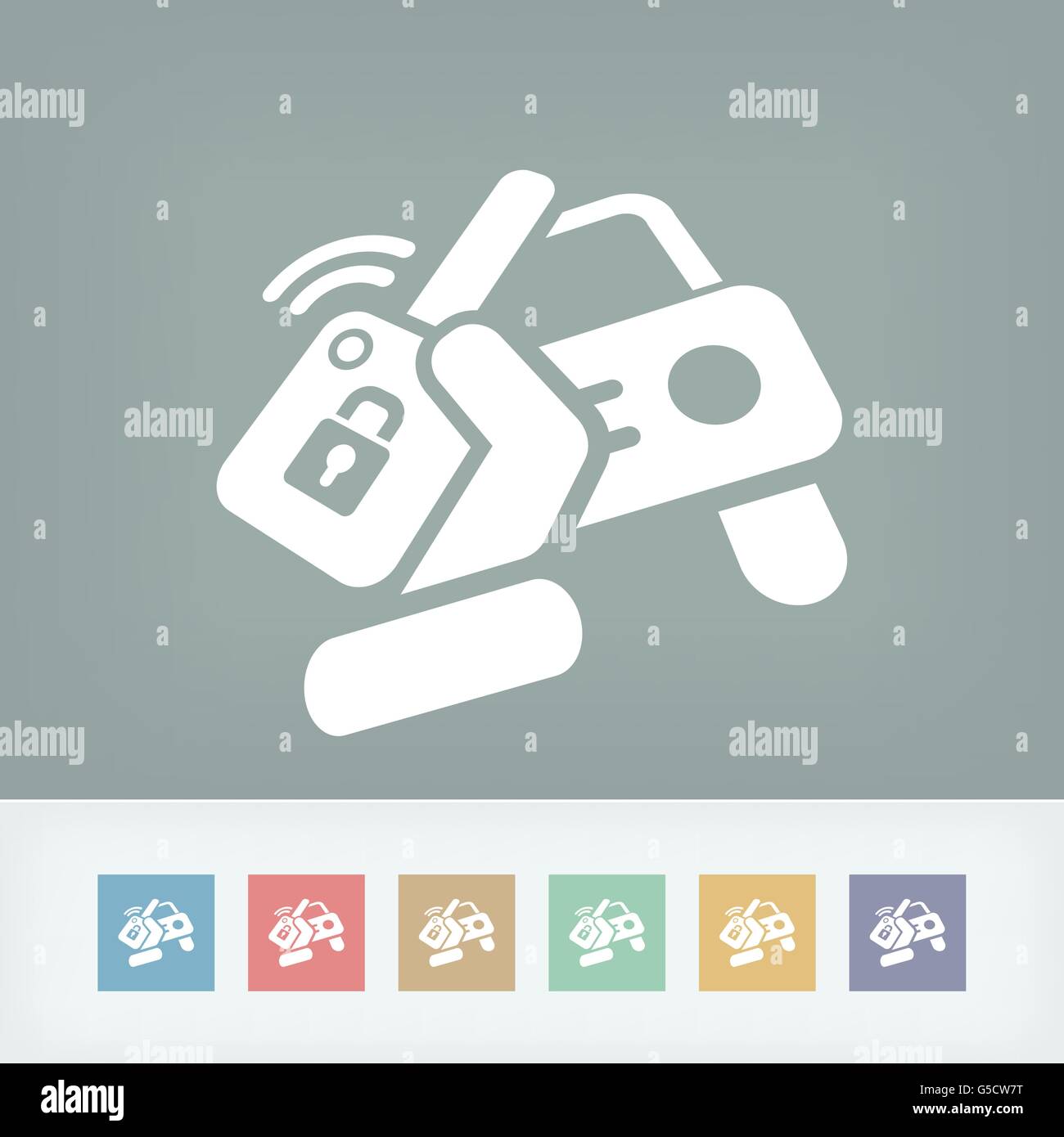 Car remote control key Stock Vector Image & Art - Alamy