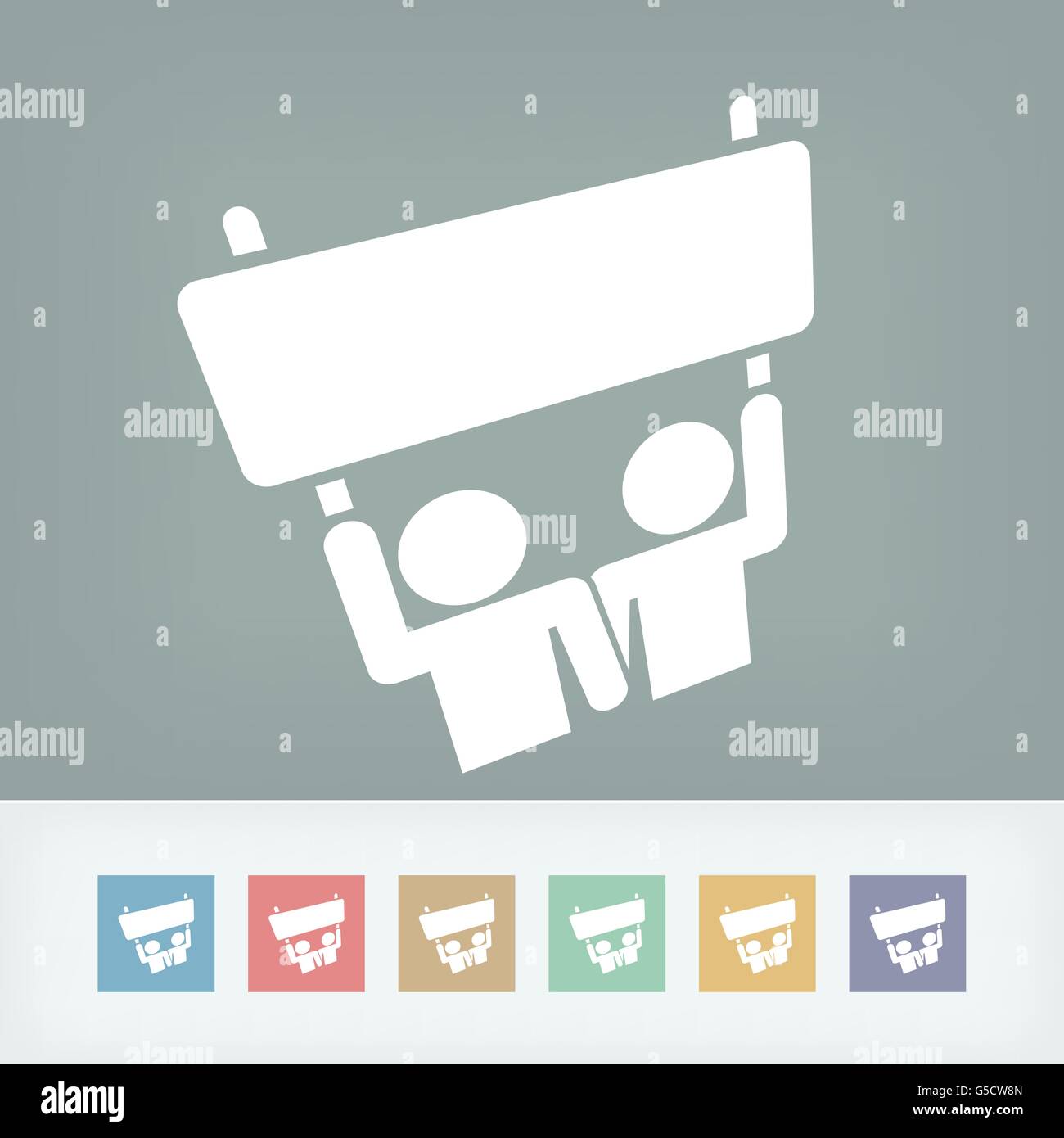 Protest or support group icon Stock Vector Image & Art - Alamy