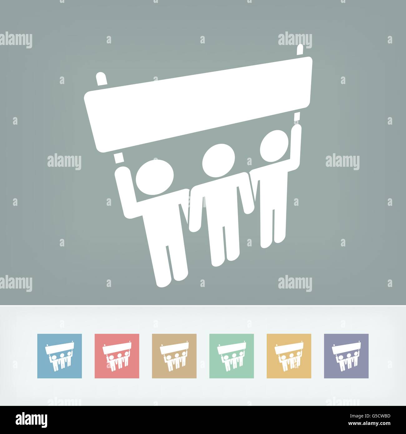 Flag supporters Stock Vector Images - Alamy