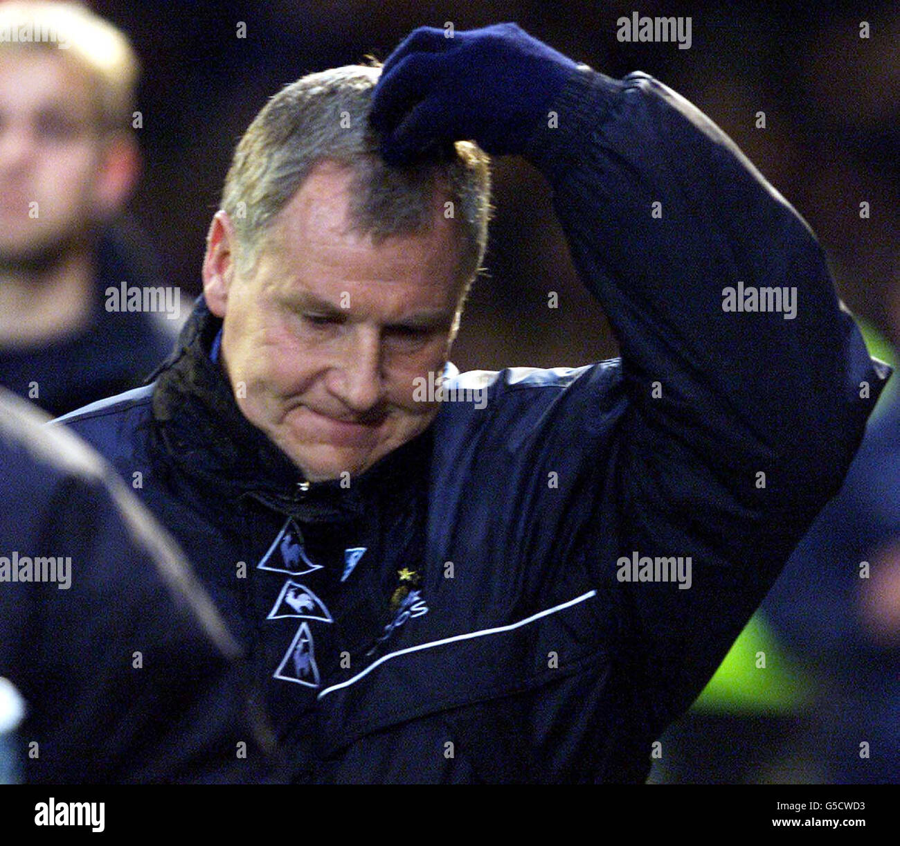 Manchester City's manager Joe Royle looking downcast during the FA ...