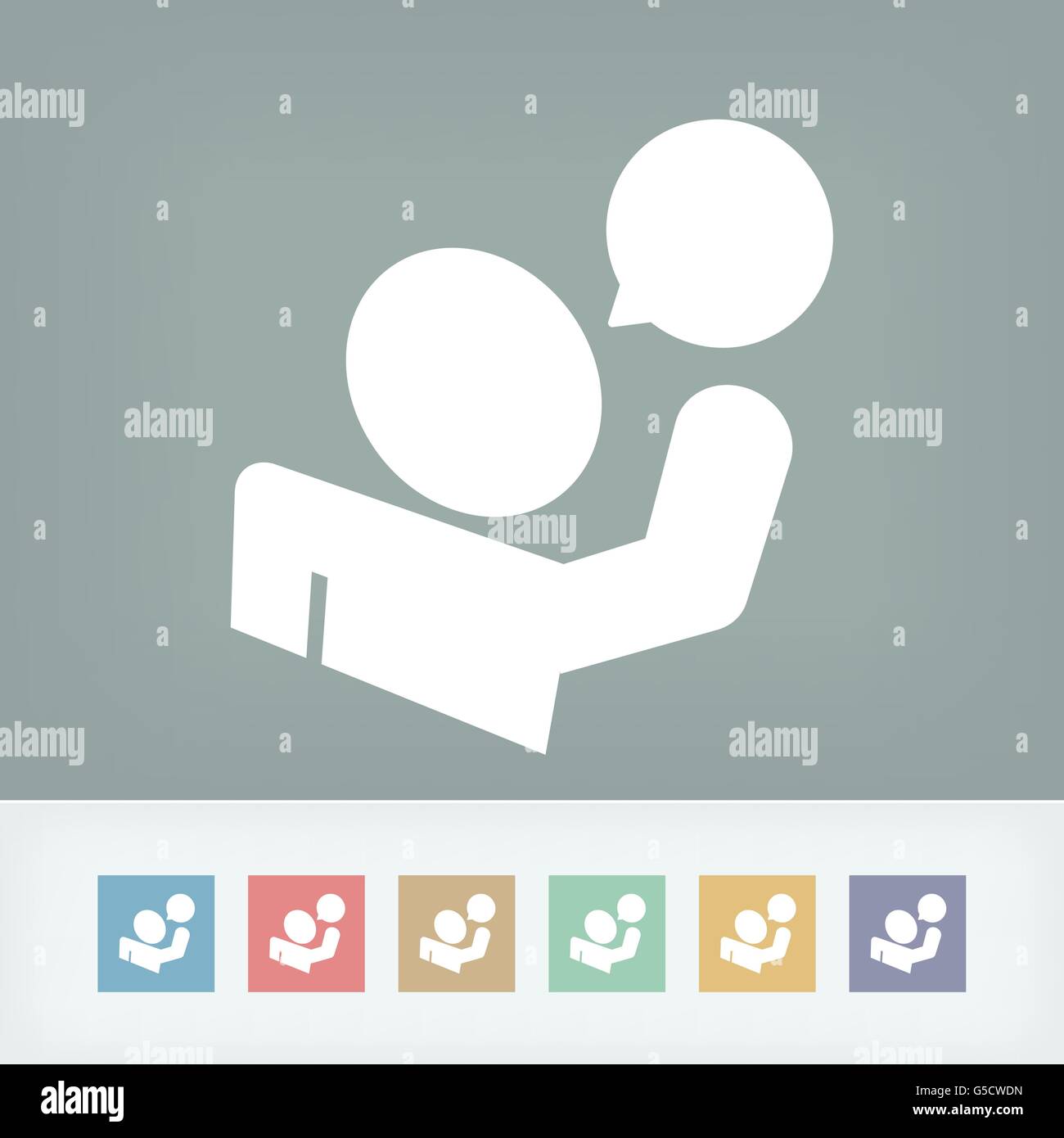 3d man speak Stock Vector Images - Alamy