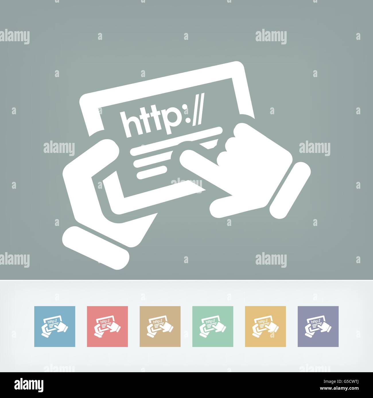 Http computer screen Stock Vector Images - Alamy