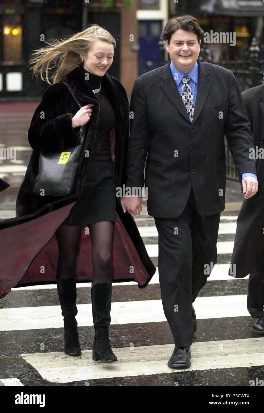 Former MI5 agent David Shayler and partner Annie Machon arrive at the ...