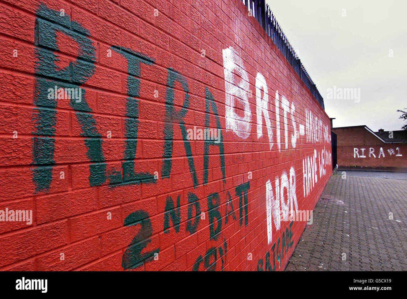 Real ira graffiti hi-res stock photography and images - Alamy