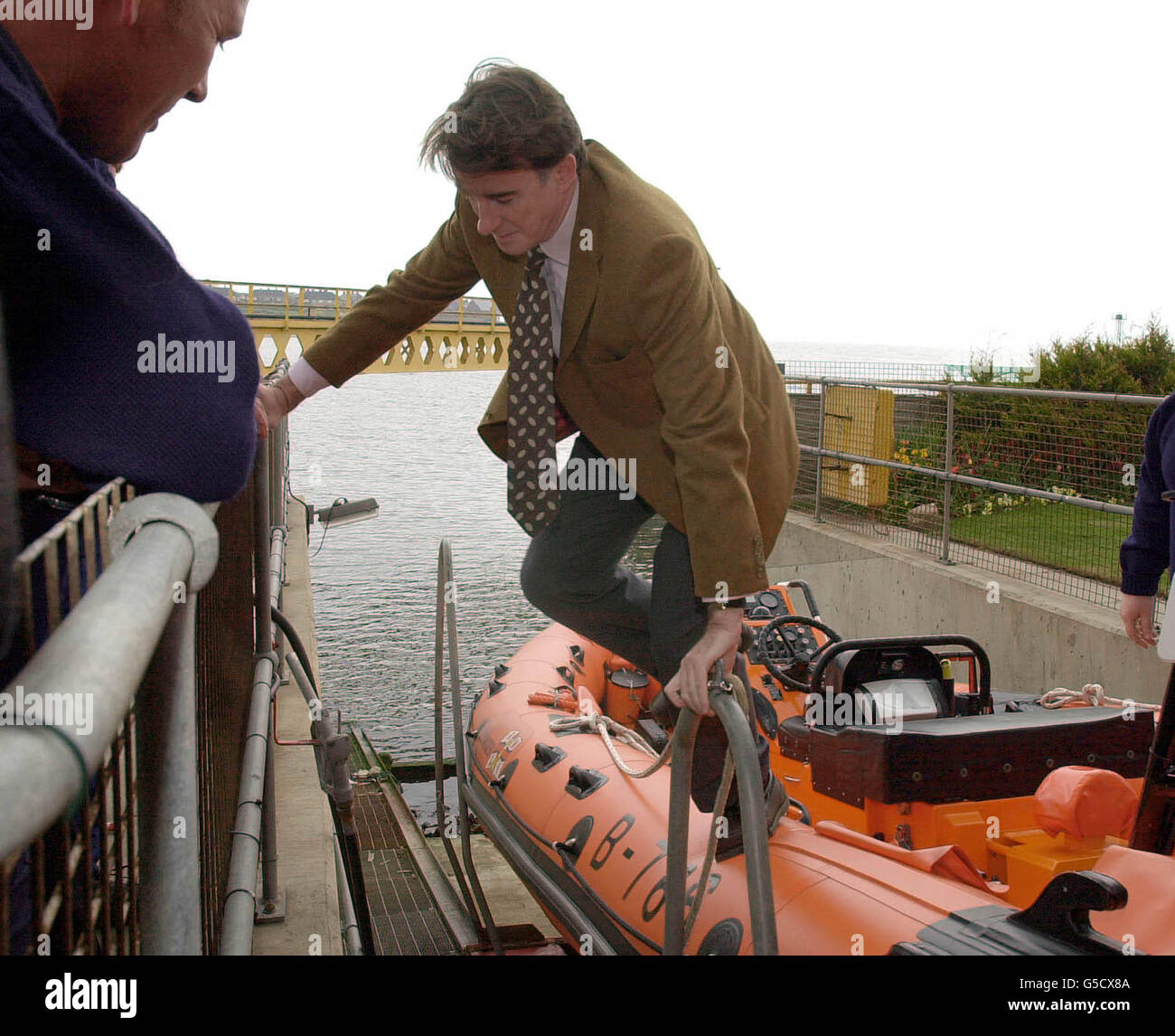 Mandelson Hartlepool lifeboat Stock Photo - Alamy
