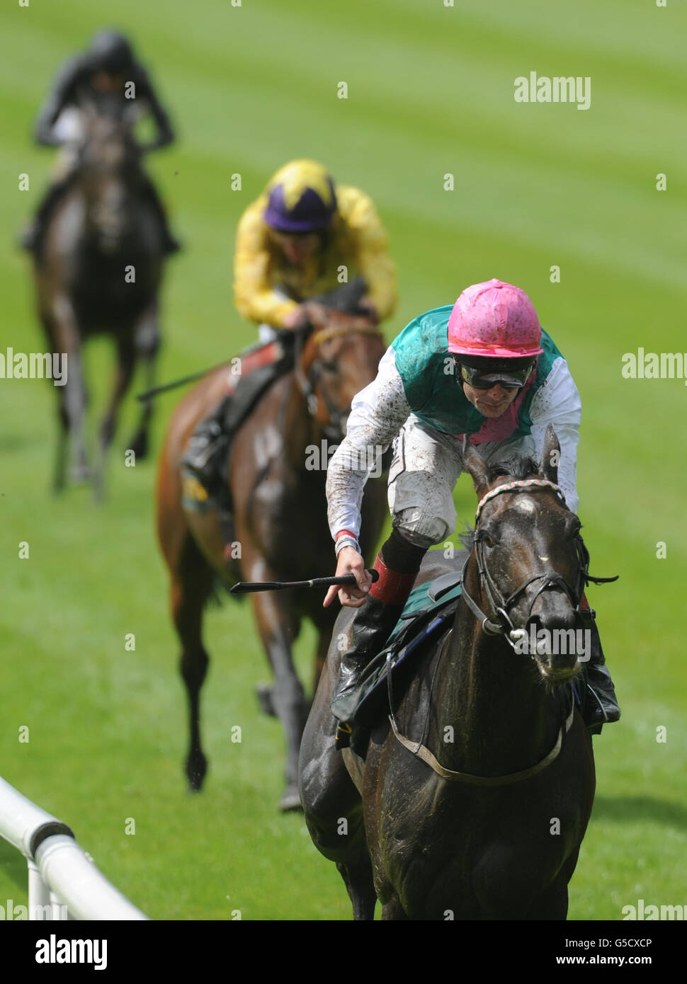 Jockey Pat Smullen on Famous Name goes on to win The Keeneland Royal ...