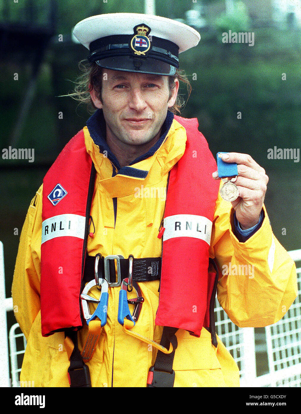 Rescue hat medal rnli waterproof uniform hi-res stock photography and ...