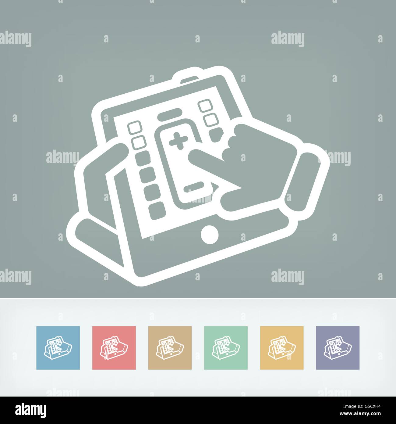 Battery level touchscreen Stock Vector Image & Art - Alamy