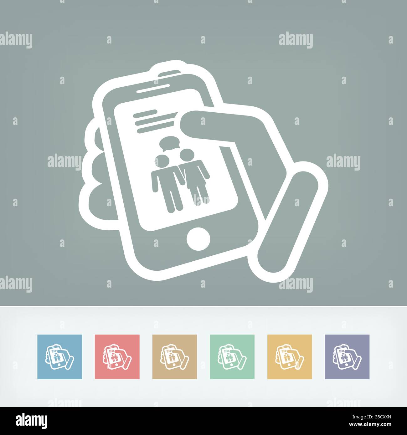 3d face computer screen Stock Vector Images - Alamy