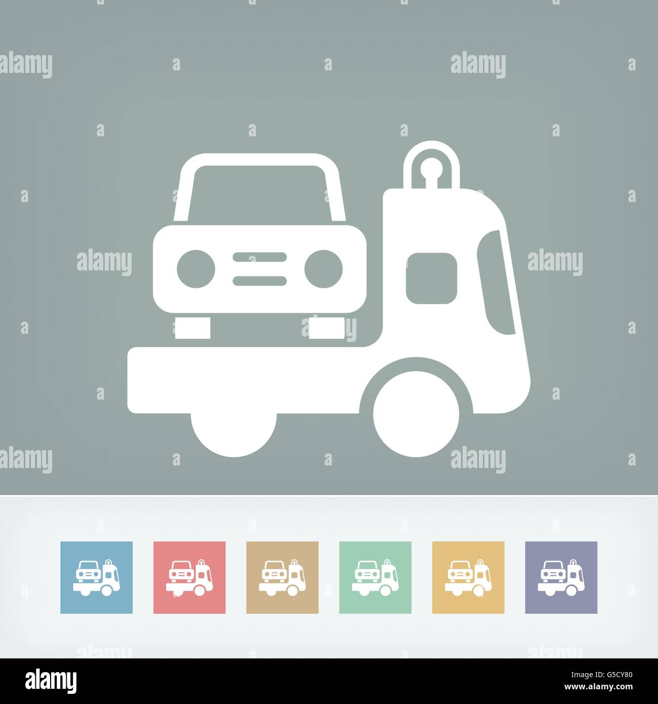 Wrecker icon hi-res stock photography and images - Alamy