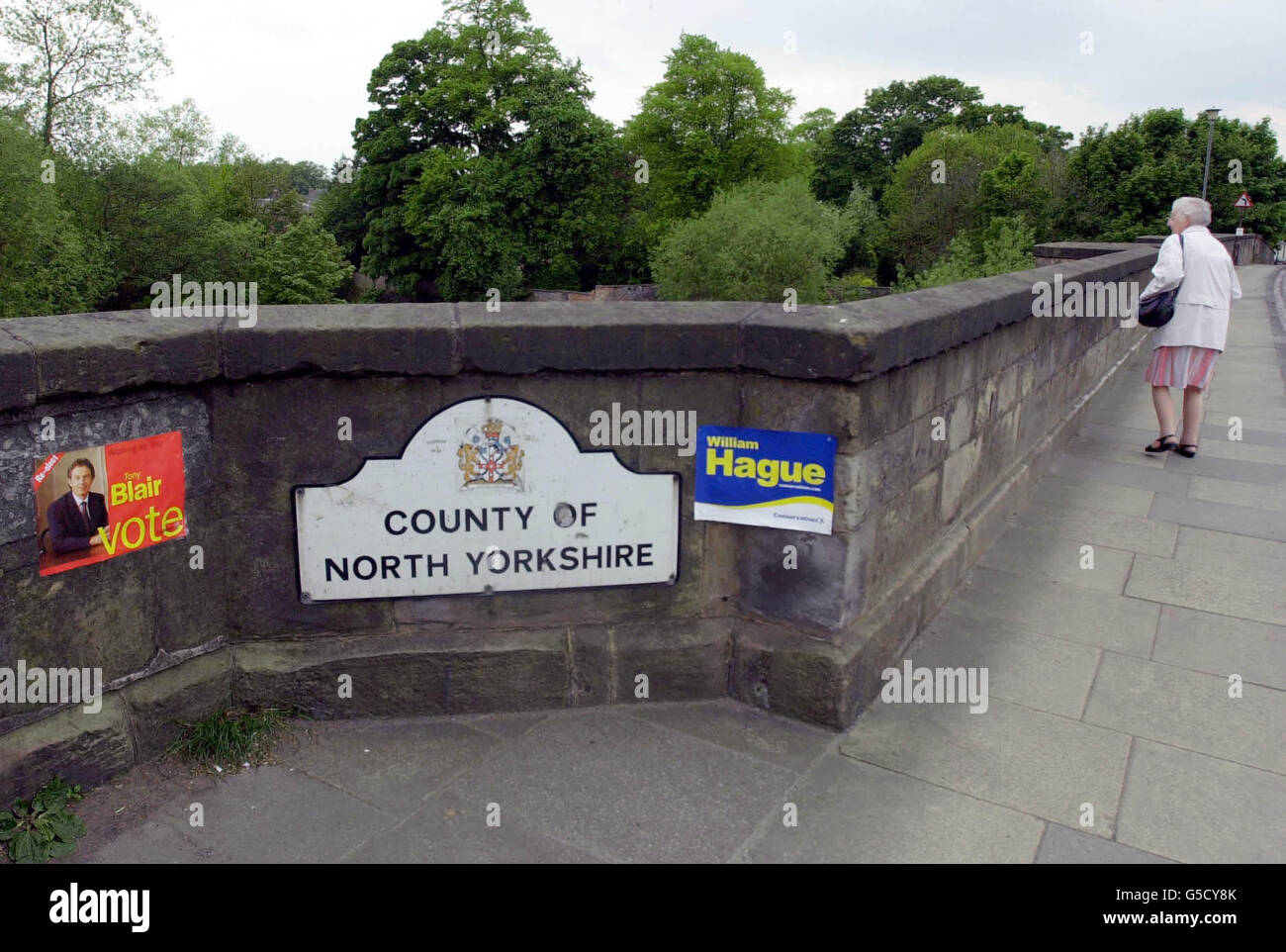 River Tees Boundary Stock Photo - Alamy