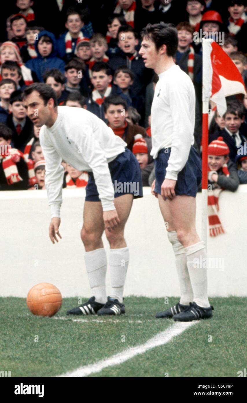 Jimmy greaves jimmy robertson tottenham hotspur hi-res stock ...