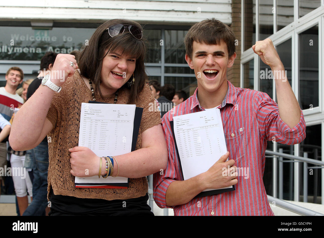 Education alevels ulster exam exams result results hi-res stock ...