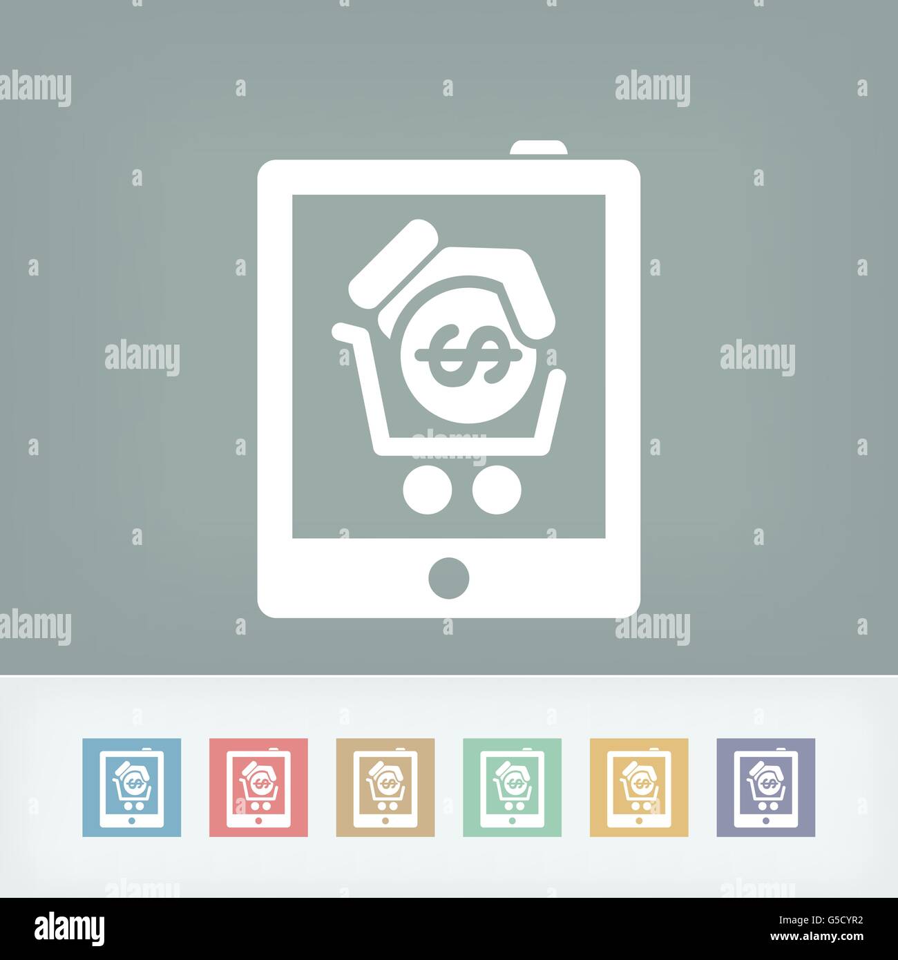 Tablet store icon Stock Vector Image & Art - Alamy