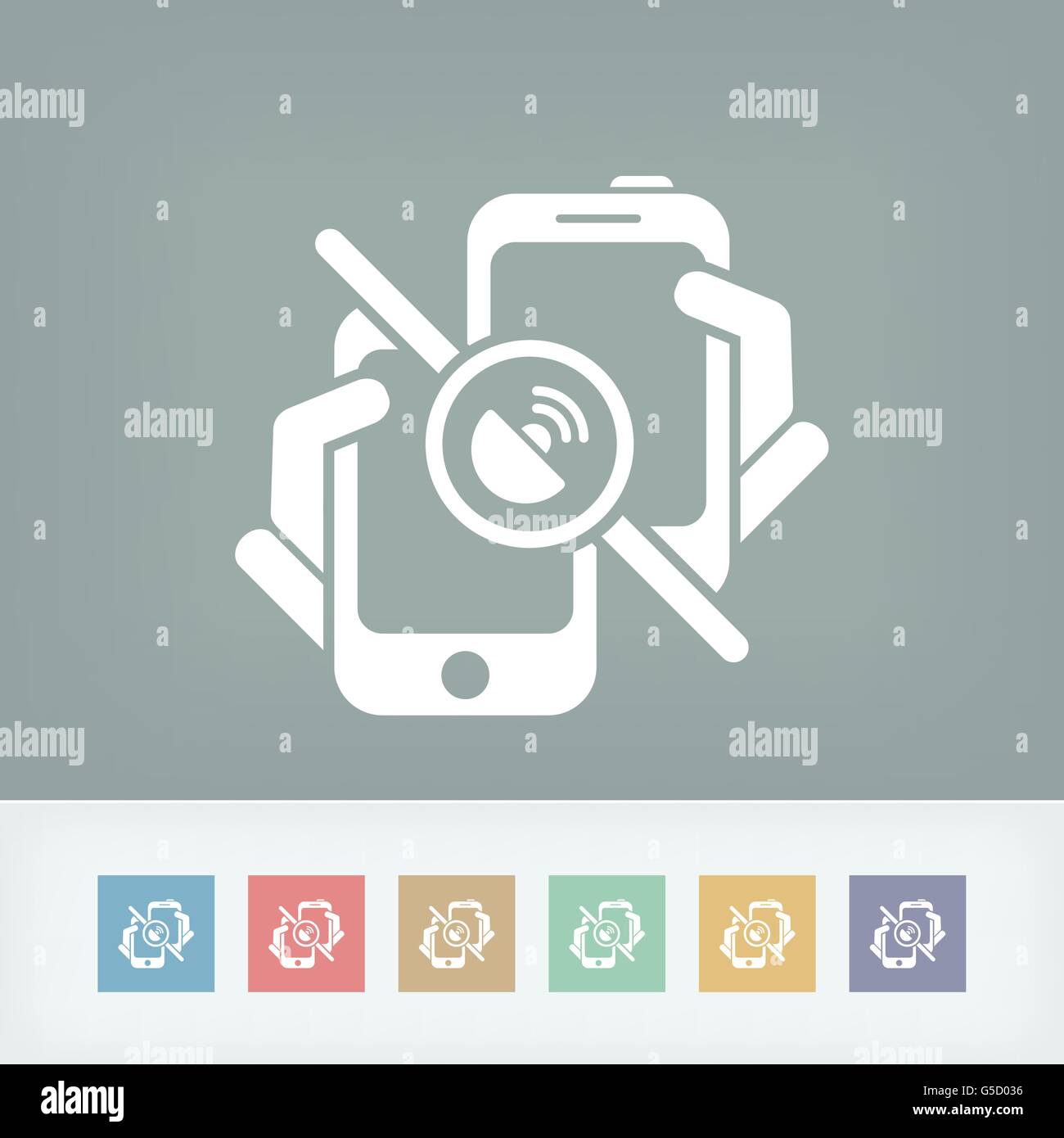Mobile connection icon Stock Vector Image & Art - Alamy