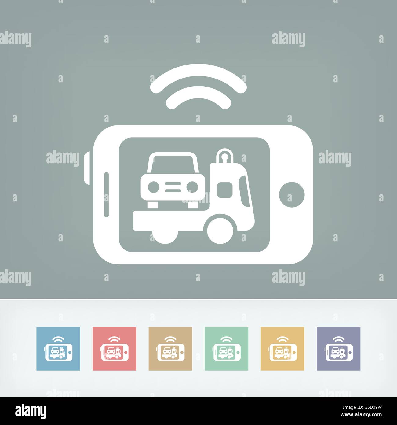 Mobile car assistance Stock Vector Image & Art - Alamy