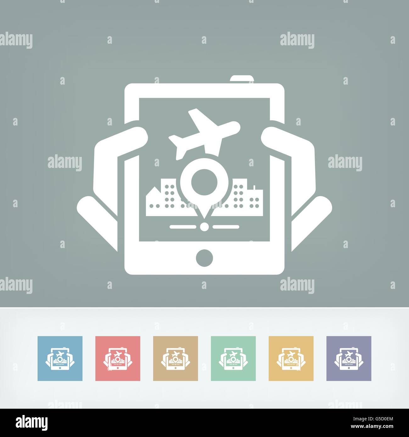 Travel point map Stock Vector Image & Art - Alamy