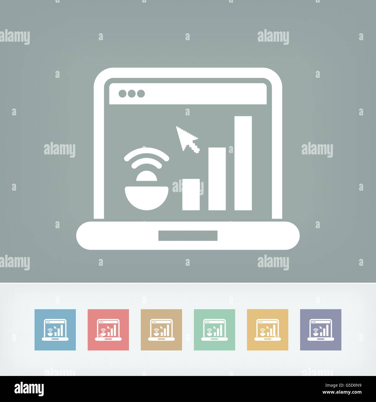 Computer connection icon Stock Vector Image & Art - Alamy