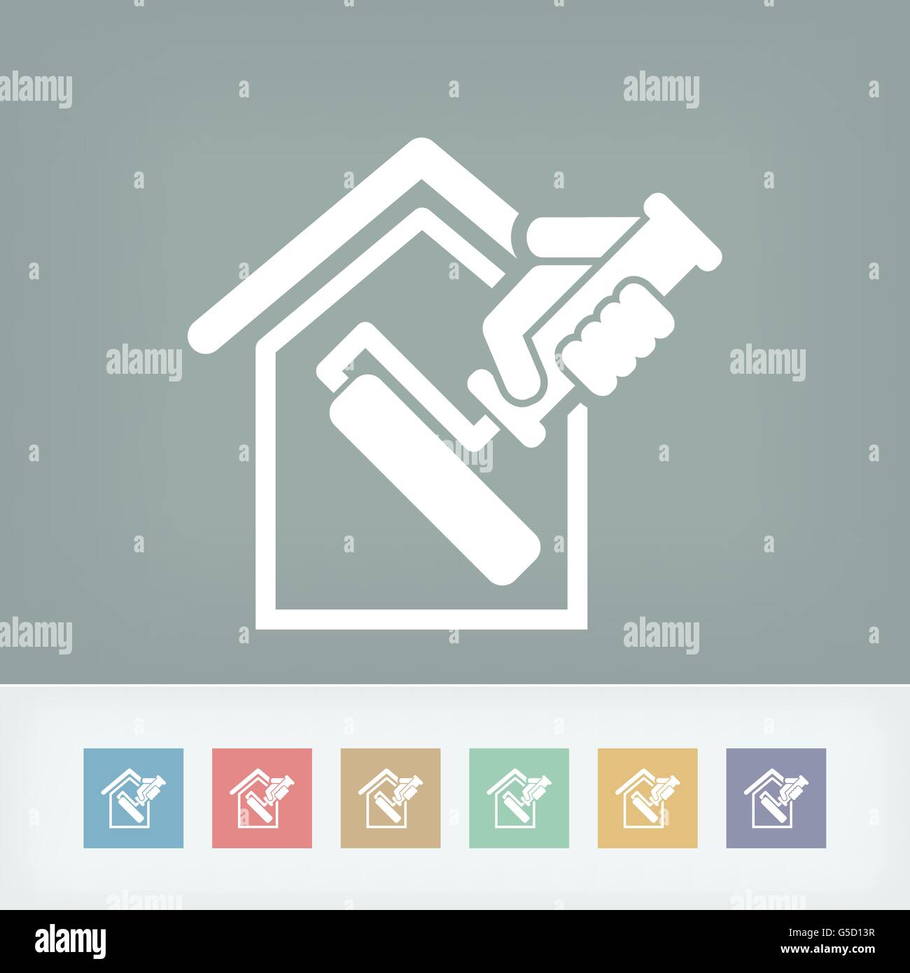 Painter roll icon Stock Vector Image & Art - Alamy