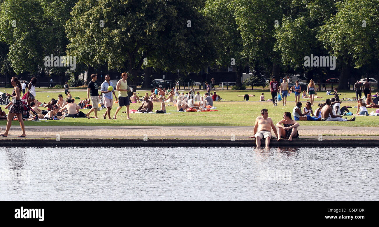 Summer weather - August 18 Stock Photo - Alamy