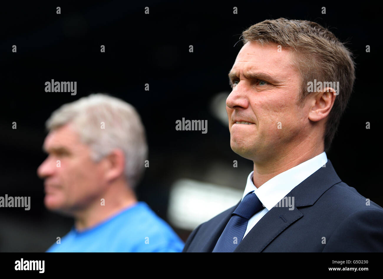 Birmingham city first team coach derek fazackerley hi-res stock ...