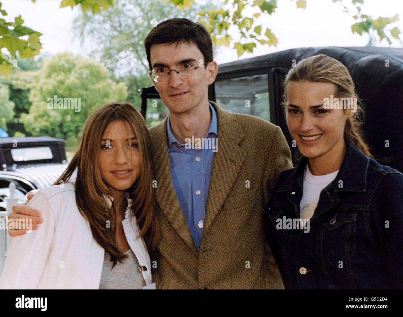 L-R: Singer Melanie Blatt, Managing Director of Louis Vuitton Xavier De ...