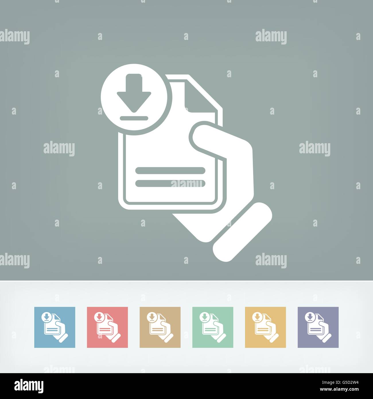 Download document link Stock Vector Image & Art - Alamy