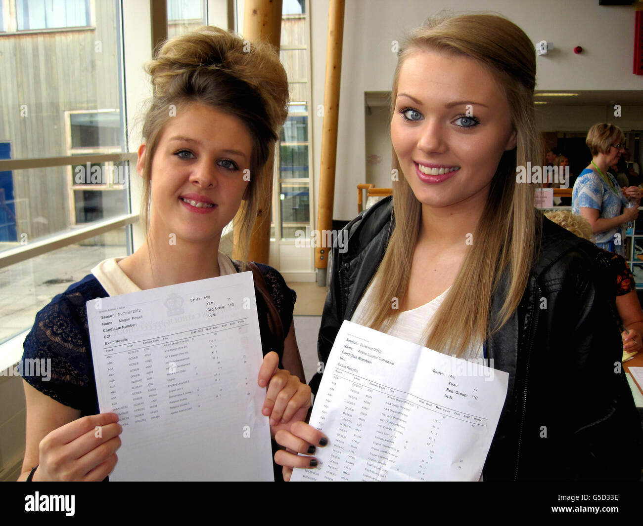 EDS NOTE - SOME INFORMATION ON THE GCSE FORM HAS BEEN REMOVED BY THE PA ...