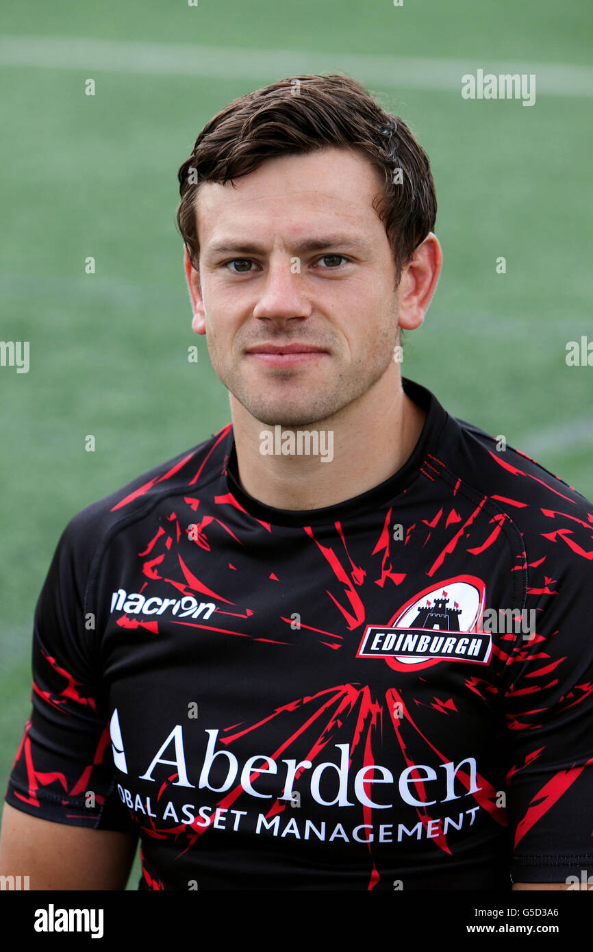 Rugby Union - Edinburgh Squad Photocall - Murrayfield. Nick De Luca ...
