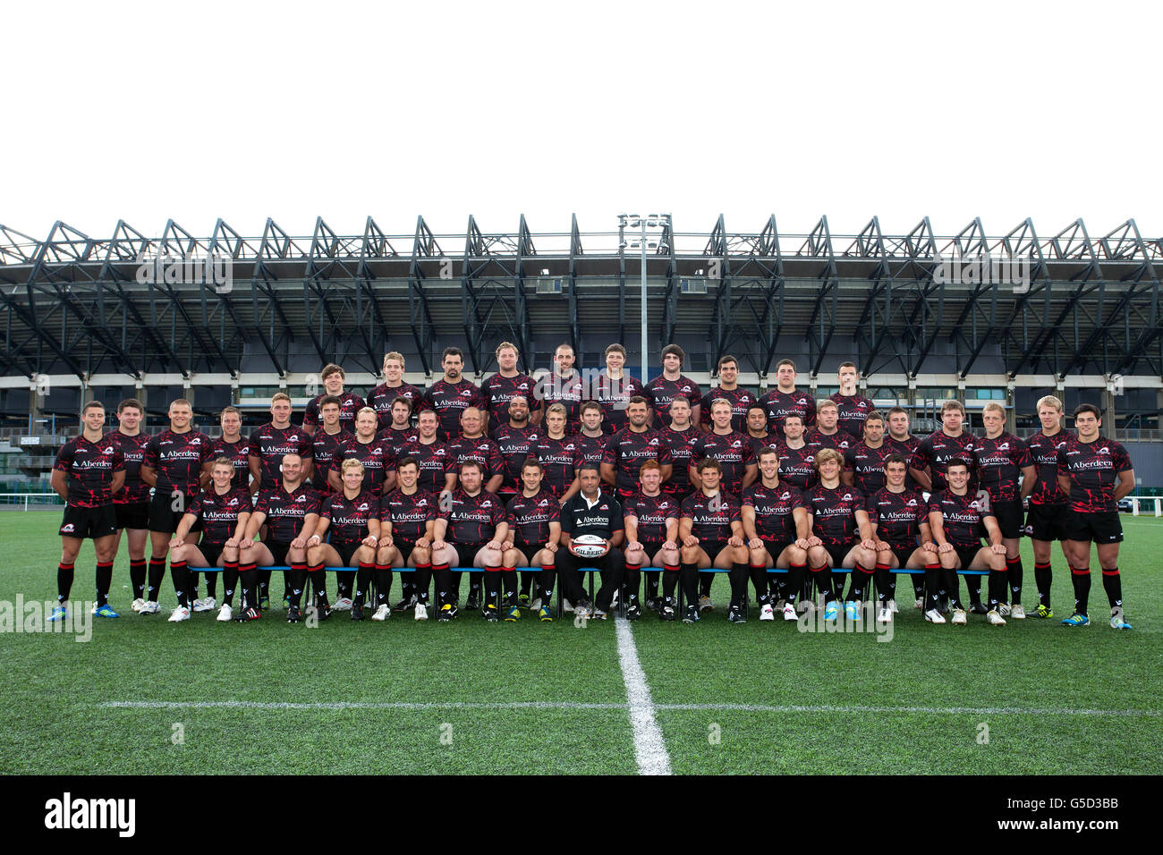 Rugby Union - Edinburgh Squad Photocall - Murrayfield Stock Photo - Alamy