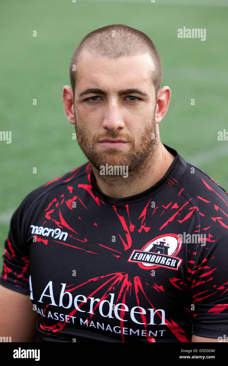 Rugby Union - Edinburgh Squad Photocall - Murrayfield. Perry-John ...