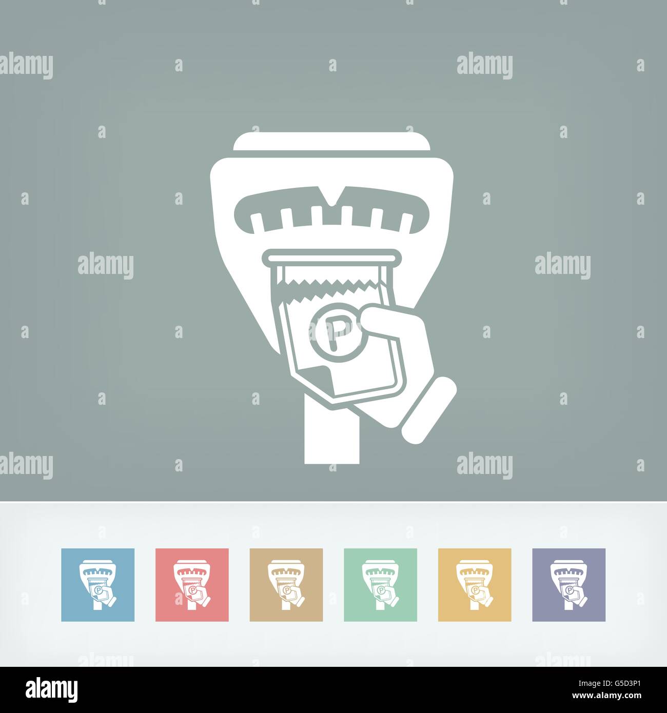 Parking meter ticket Stock Vector Image & Art - Alamy