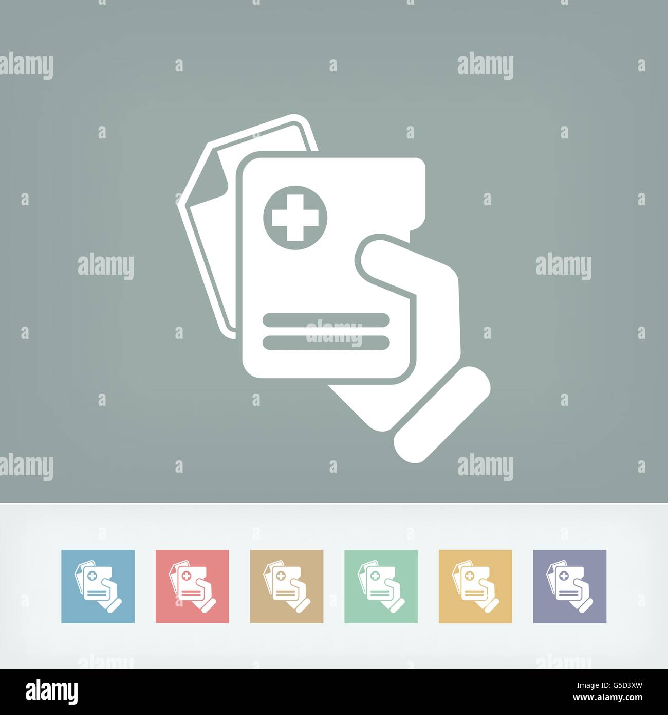 Medical document icon Stock Vector Image & Art - Alamy