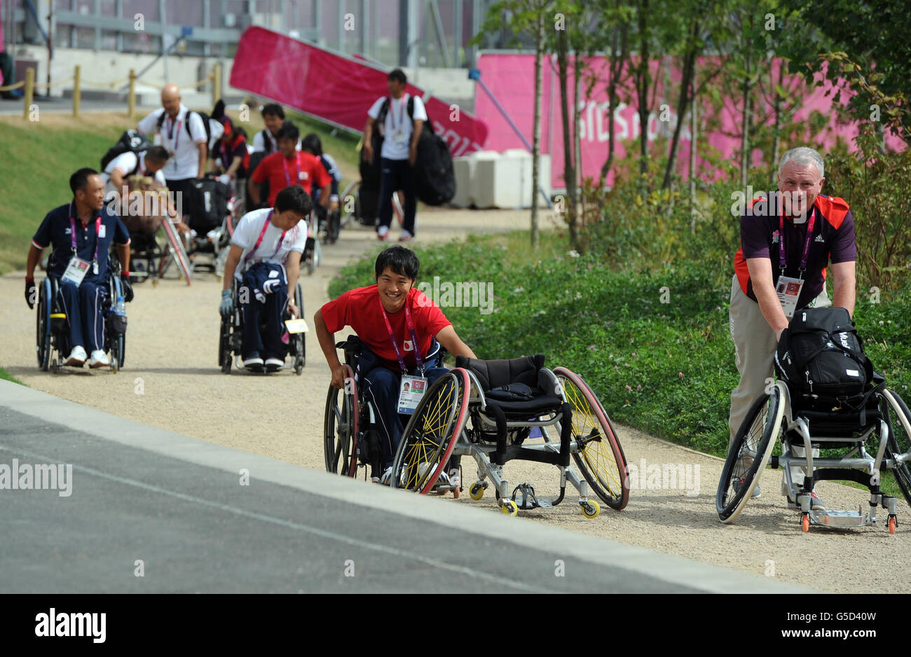 London Paralympic Games - Training and Preparation Stock Photo - Alamy