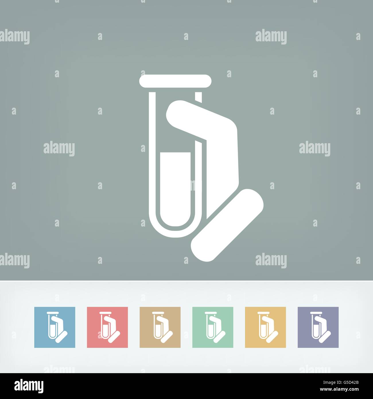 Test tube icon Stock Vector Image & Art - Alamy