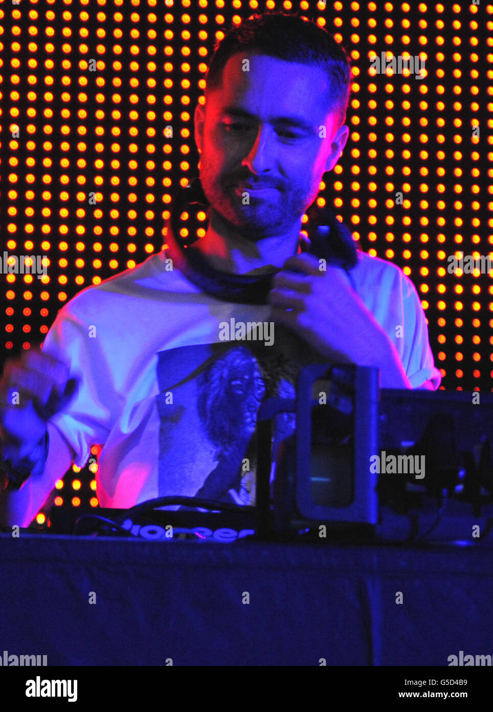 Jozef performs at the sw4 festival on clapham common hi-res stock ...