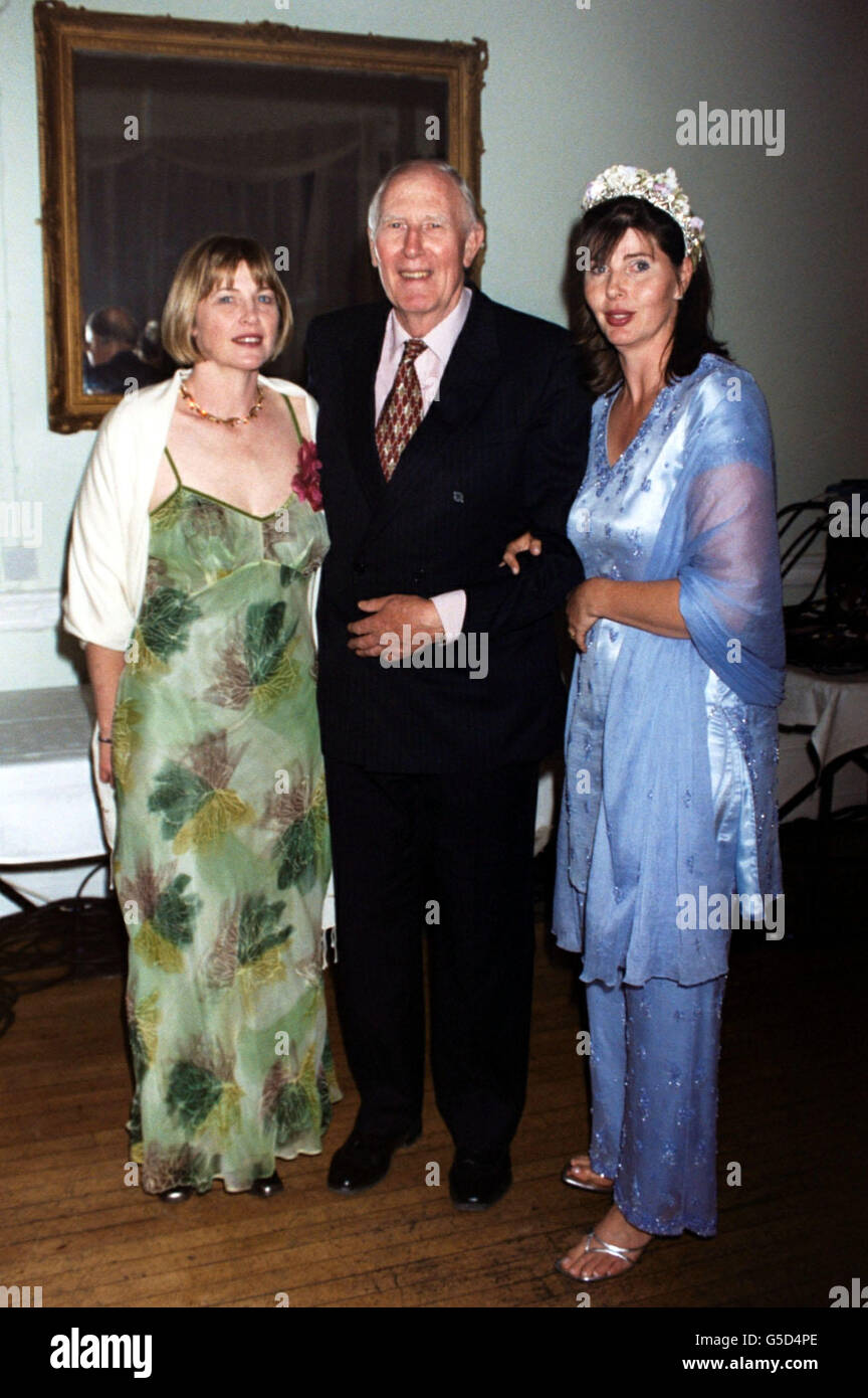 Sir Roger Bannister, with his daughters Charlotte (right) and Erin ...