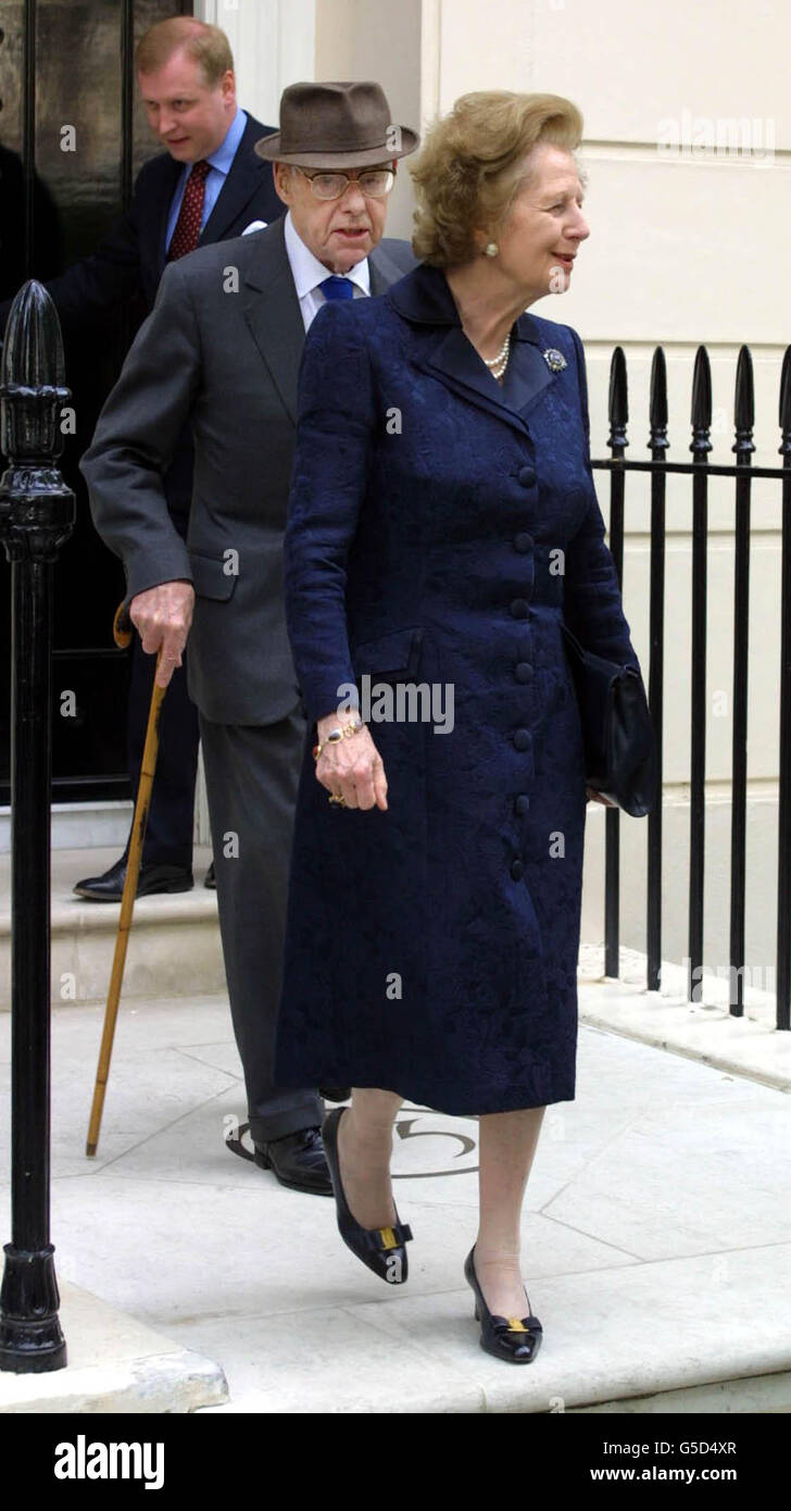 Thatcher election appearance Stock Photo - Alamy