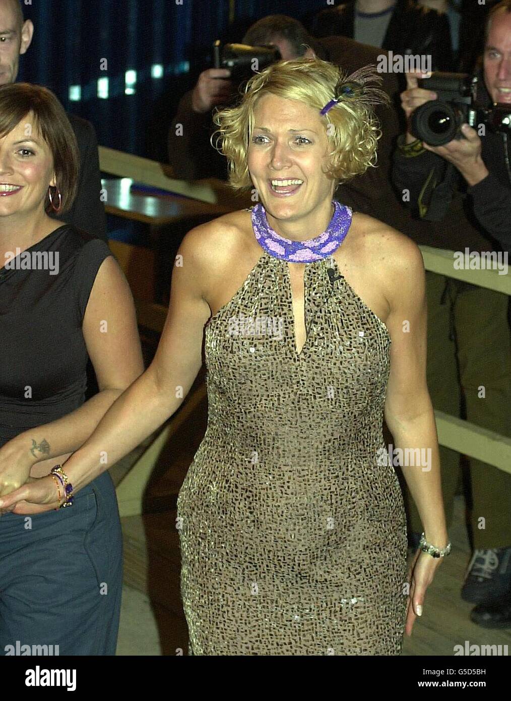 School teacher and born-again Christian Penny (R) with host Davina ...