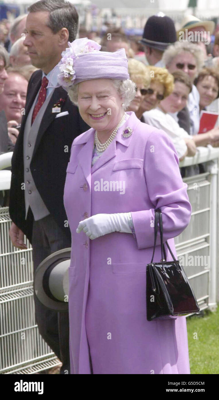 Queen Derby Day Stock Photo - Alamy
