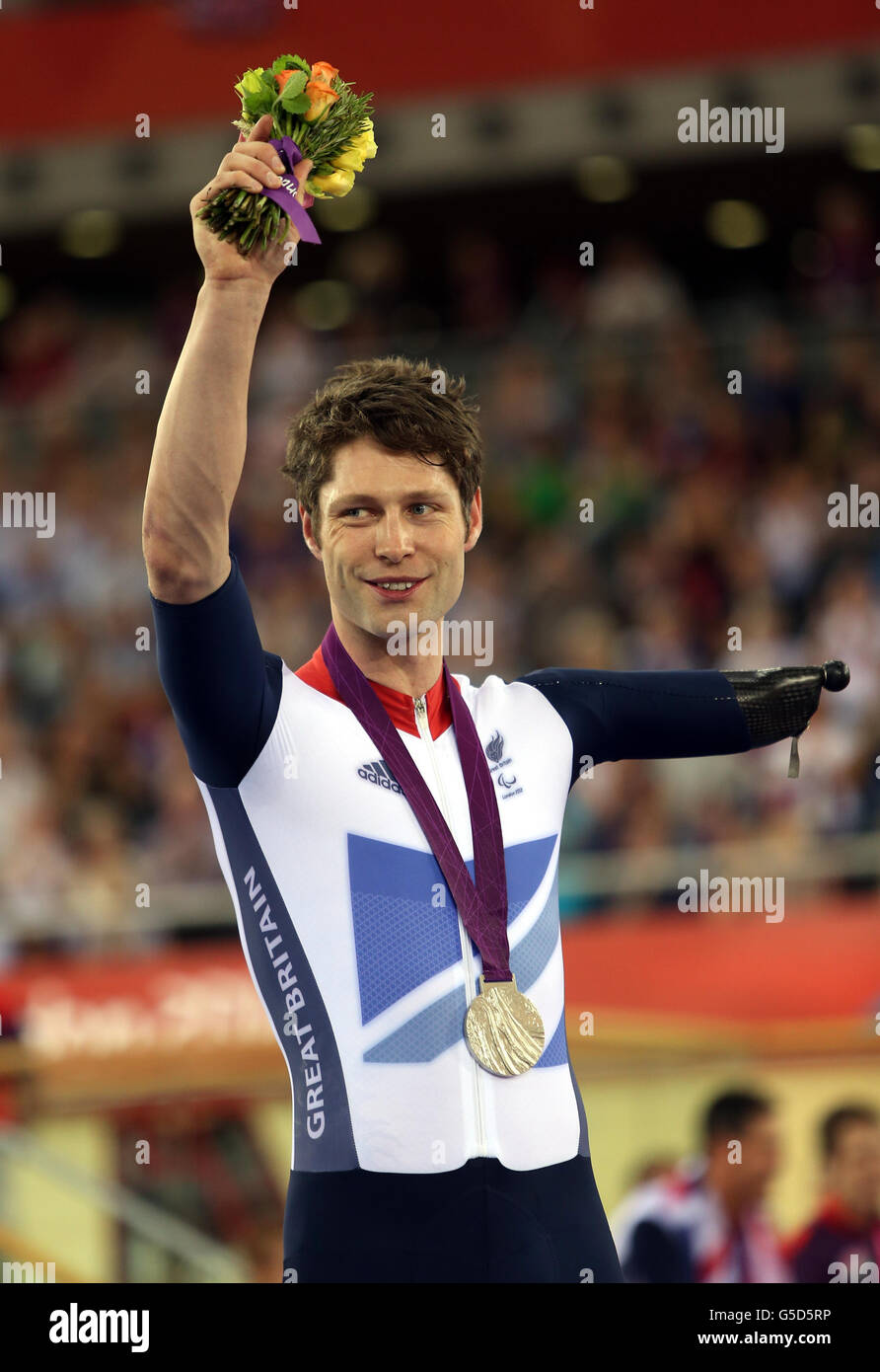 Great Britain's Jon-Allan Butterworth with his Silver medal from the ...