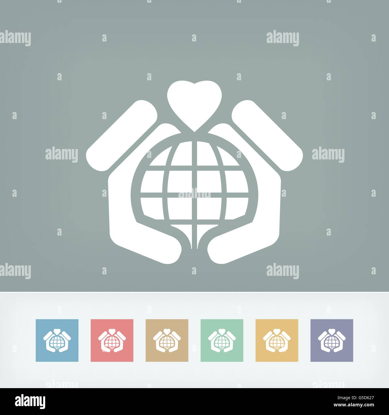 World love icon Stock Vector Image & Art - Alamy