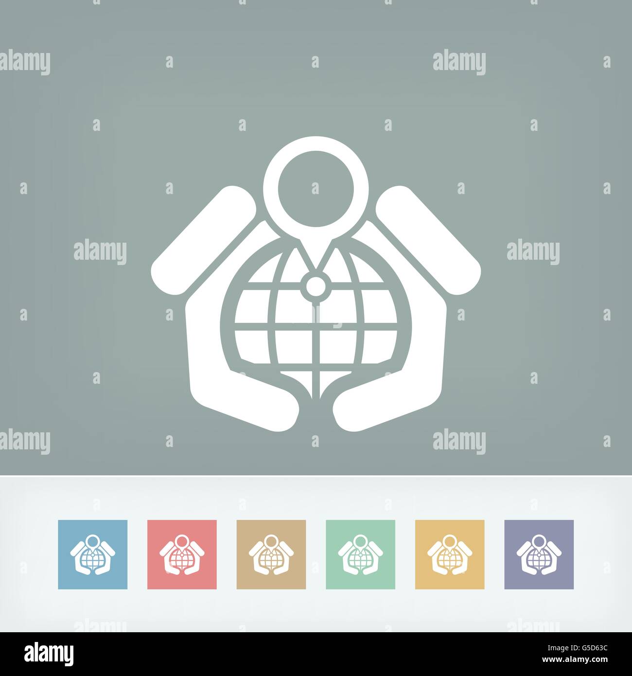 Geographical position Stock Vector Images - Alamy