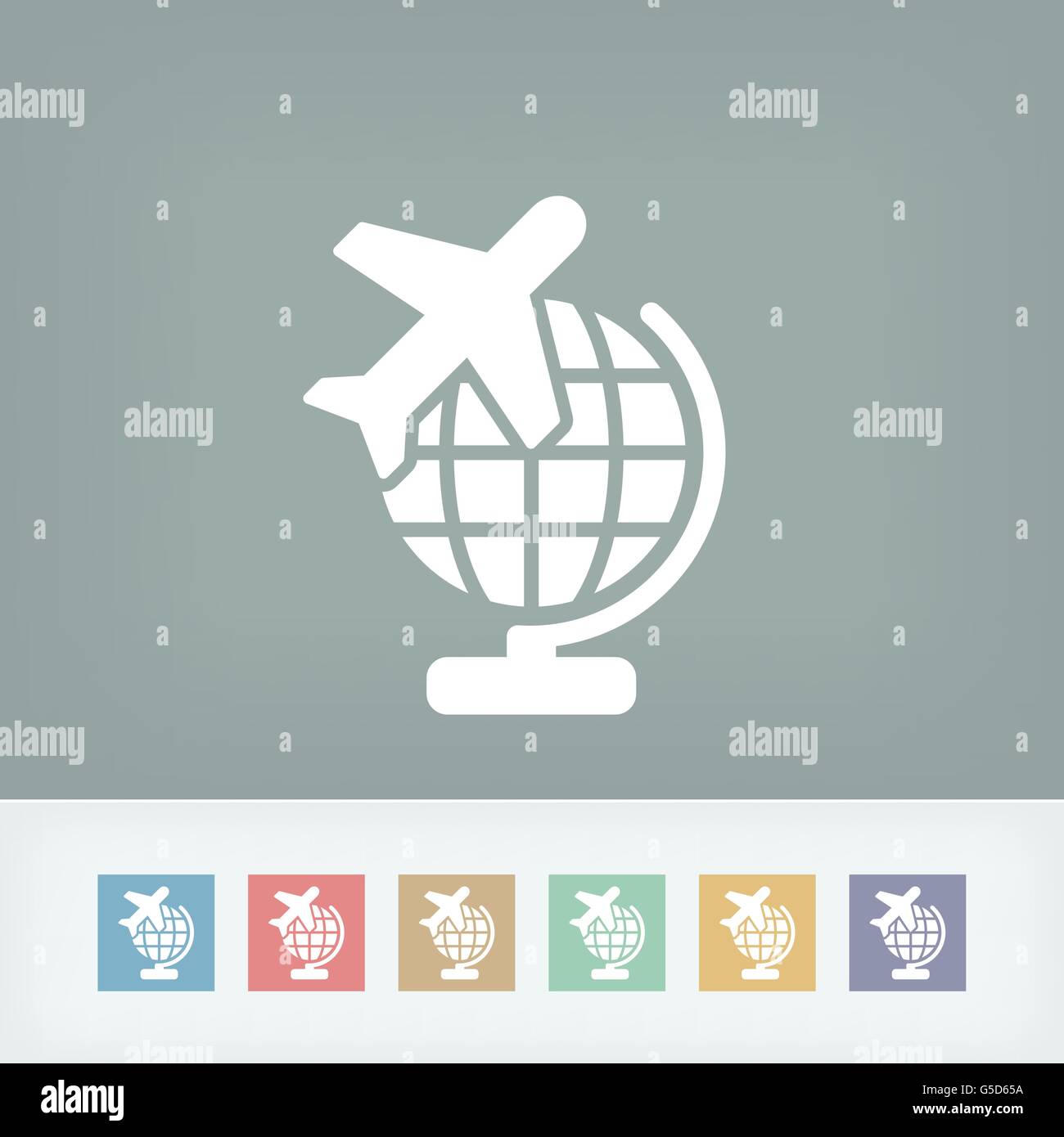 Airplane travel icon Stock Vector Image & Art - Alamy