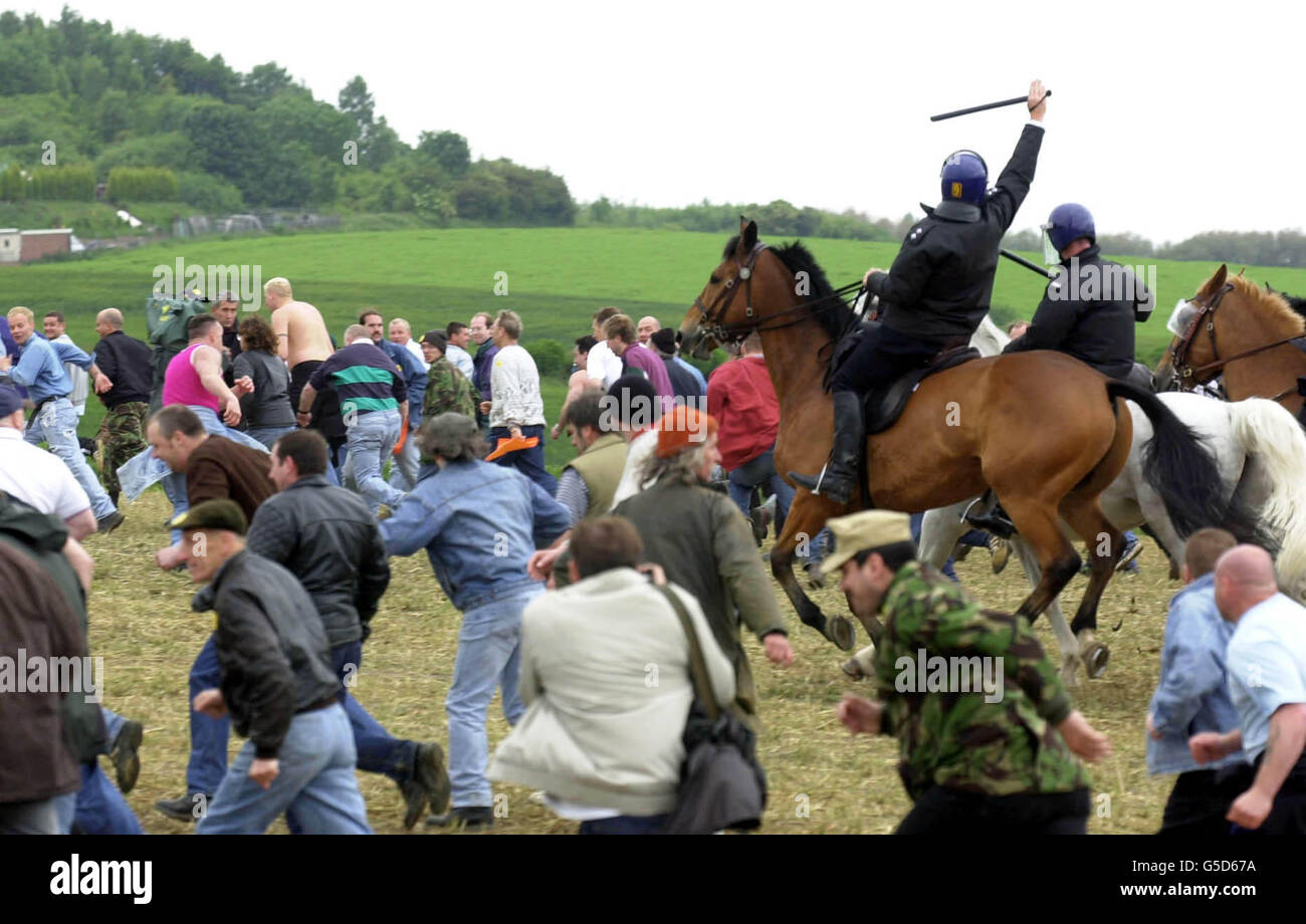 Miners Strike Recreated Documentary Stock Photo - Alamy