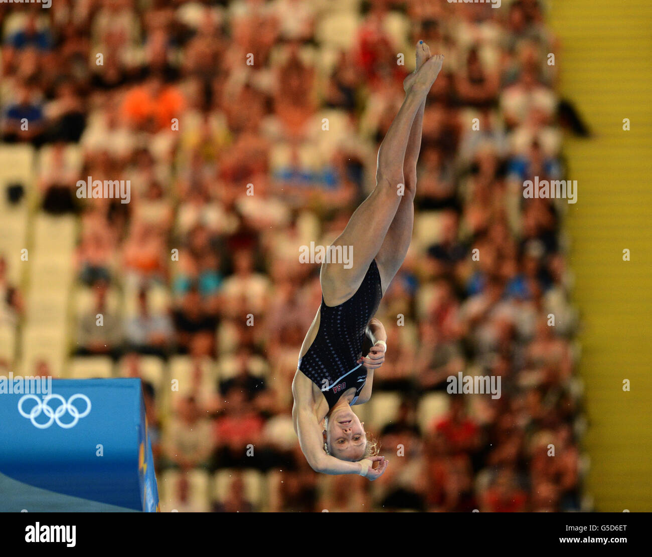 London Olympic Games - Day 13. USA's Katie Bell in action during the ...