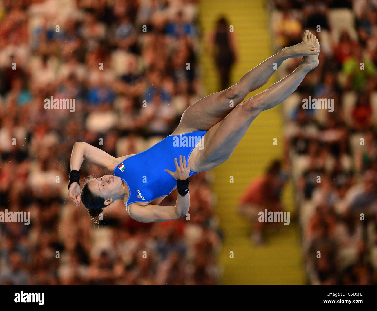 Italy's Noemi Batki in action during the Women's 10m Platform Semi ...