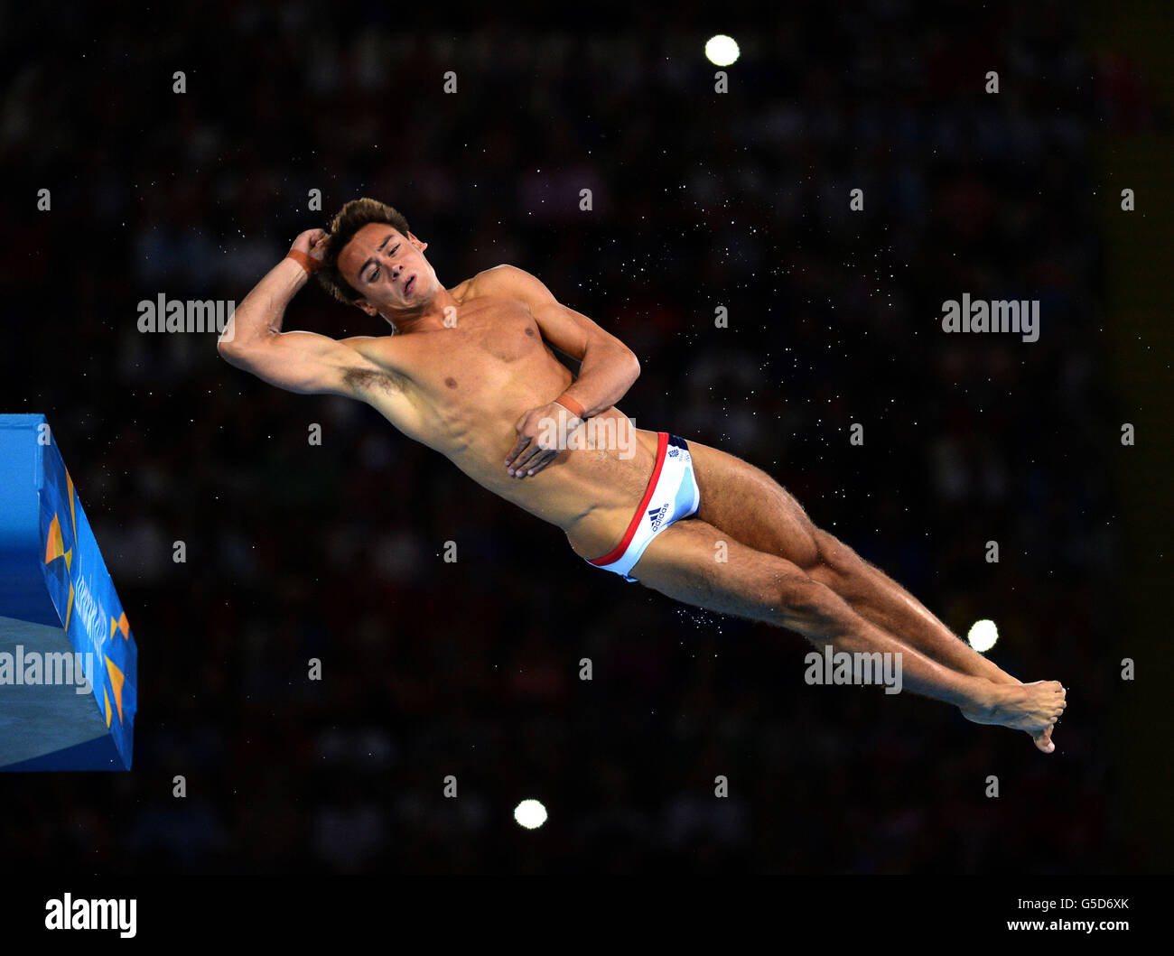 London Olympic Games - Day 14. Great Britain's Tom Daley in action ...